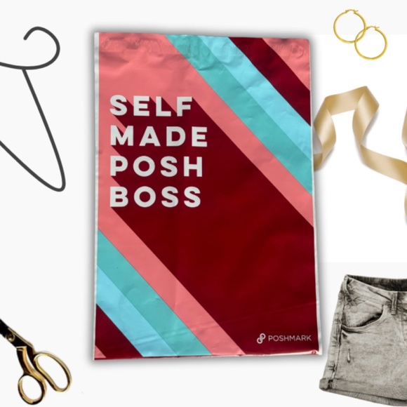 Office | 2 Count 10x13 Self Made Posh Boss Poly Mailers | Poshmark